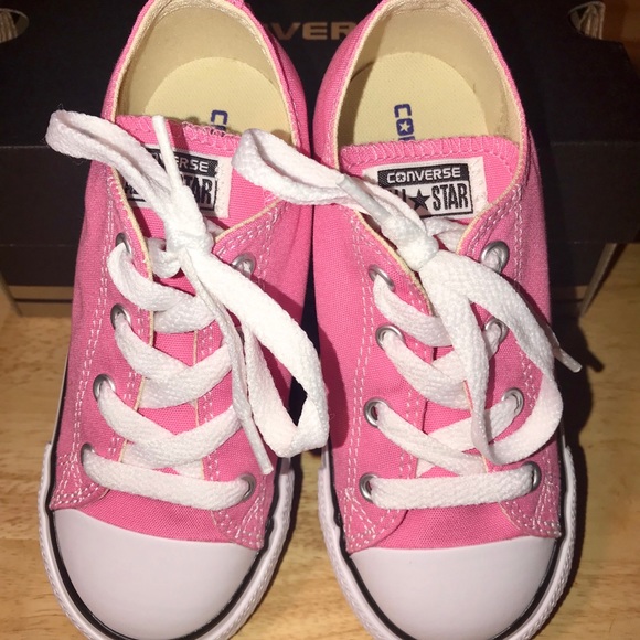 Converse | Shoes | Girls Converse Size 9 In Pink Brand New | Poshmark